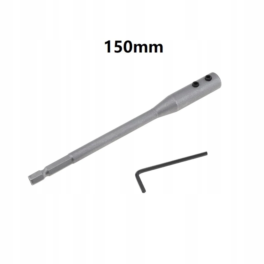 2pcs/set 150/300mm Drill Bit Extension Bar 150mm 300mm Hex Shank Ext ...