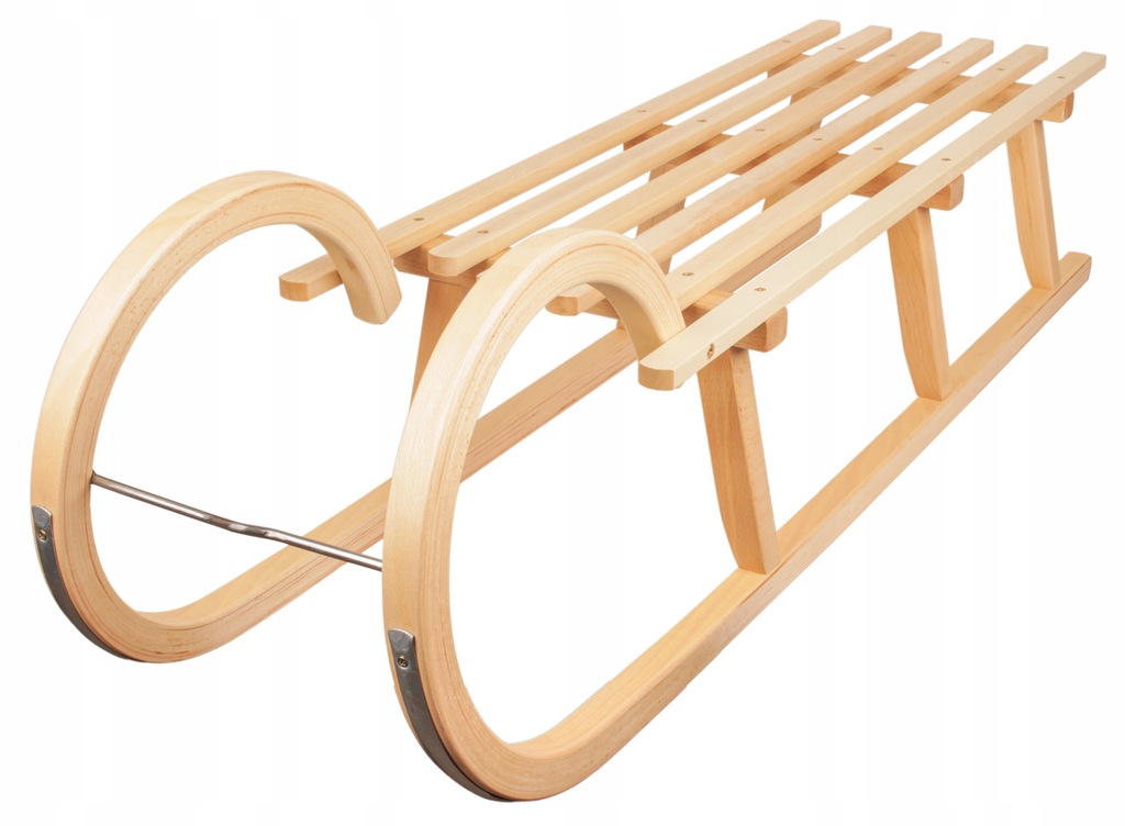 DUZE SANKI DREWNIANE BARANIE ROGI NA KULIG XXL - 12975942849 - oficjalne archiwum Allegro