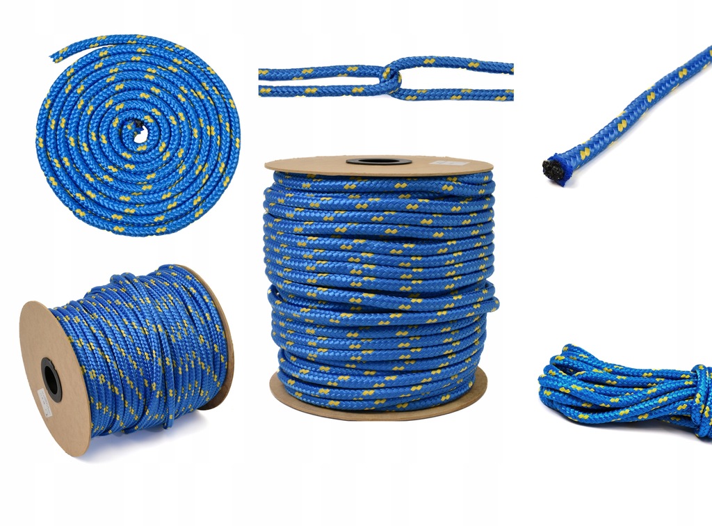 LINA POLIPROPYLENOWA PLECIONA LINKA ŻEGLARSKA MOCNA 18MM - 1Mb - 14492872389 - oficjalne ...