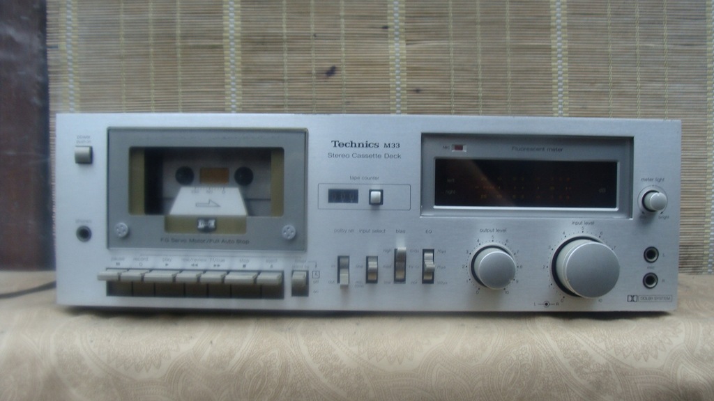 Magnetofon kasetowy Technics RS-M33 srebrny - 12894595148 - oficjalne ...