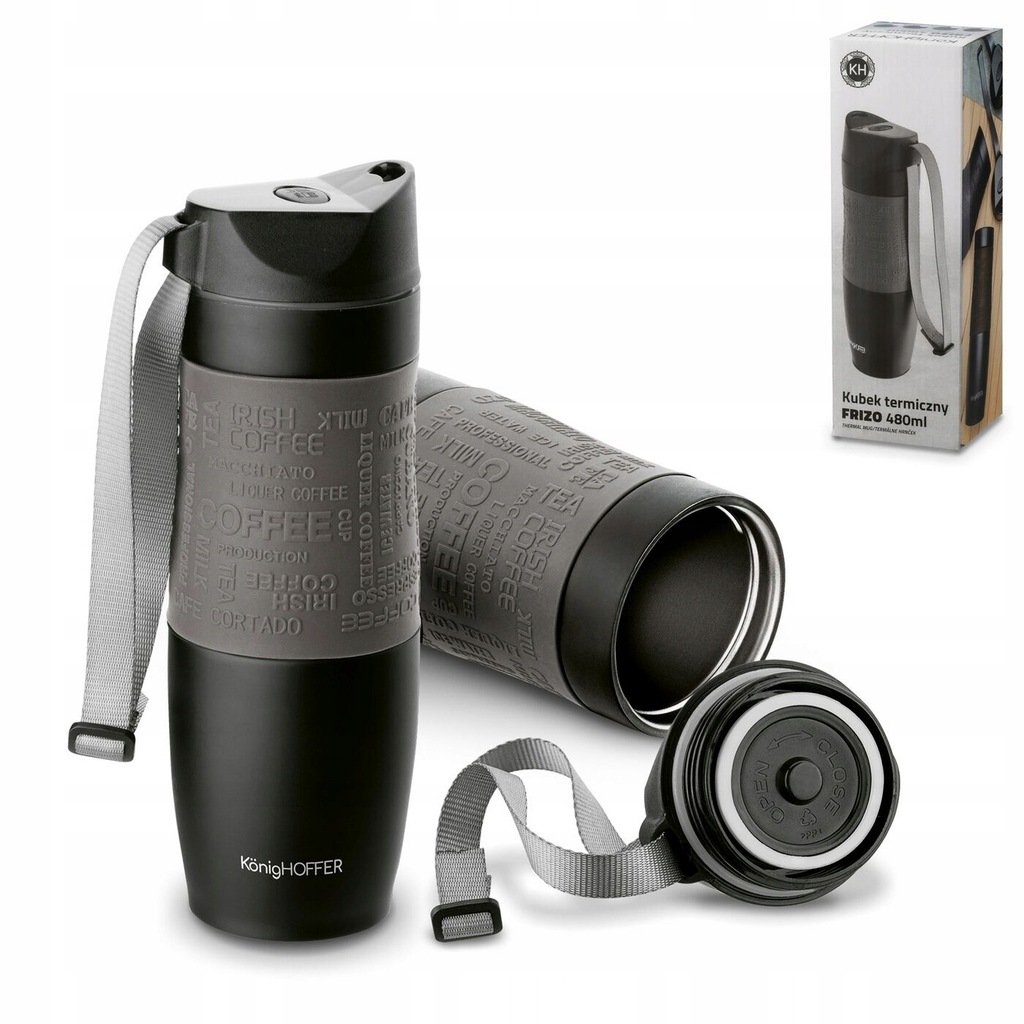 TERMICZNY KUBEK DO KAWY herbaty NIERDZEWNY BIDON - 13804058506 - oficjalne archiwum Allegro