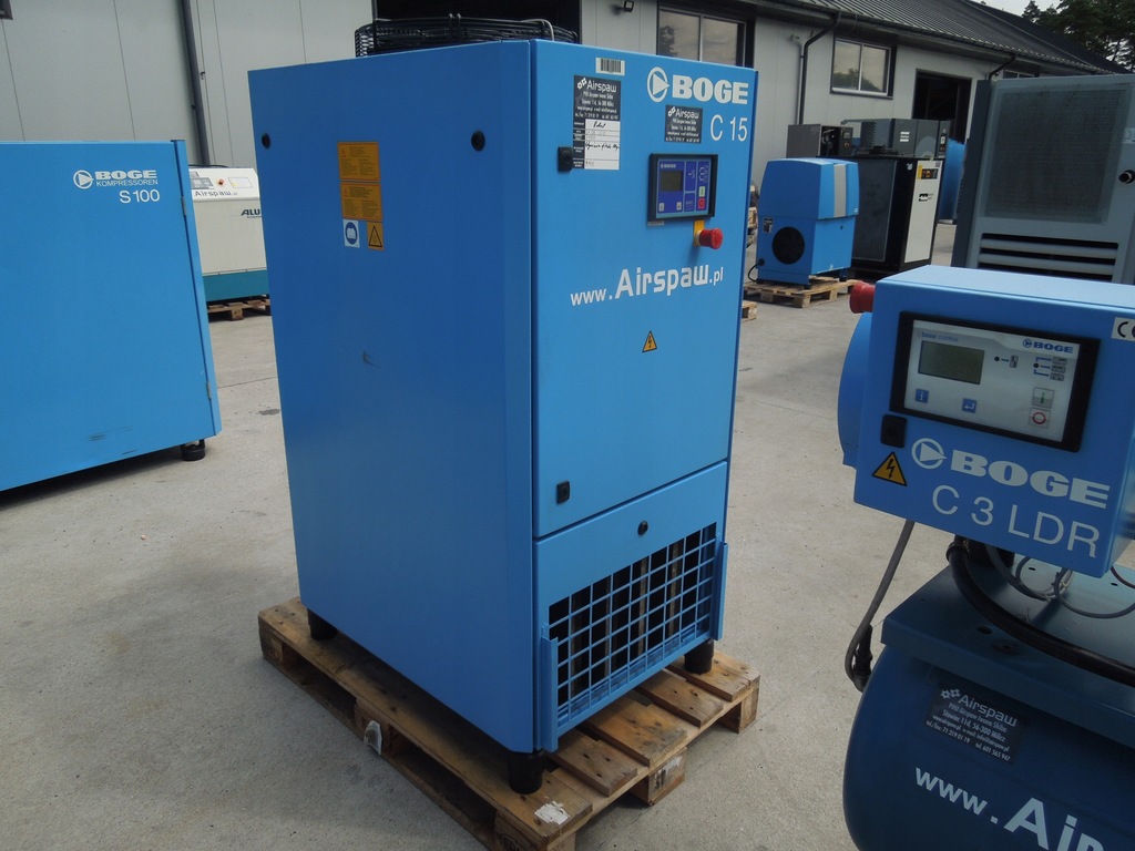 SPRĘŻARKA ŚRUBOWA BOGE C15 11Kw 2012r!! - 12386809564 - oficjalne ...