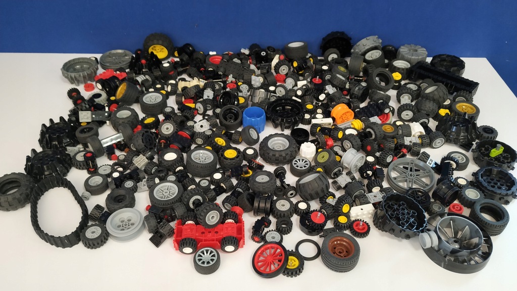 Lego Koła Felgi Opony 2 kg Mix Wzorów NR C97 - 15135417407 - oficjalne archiwum Allegro