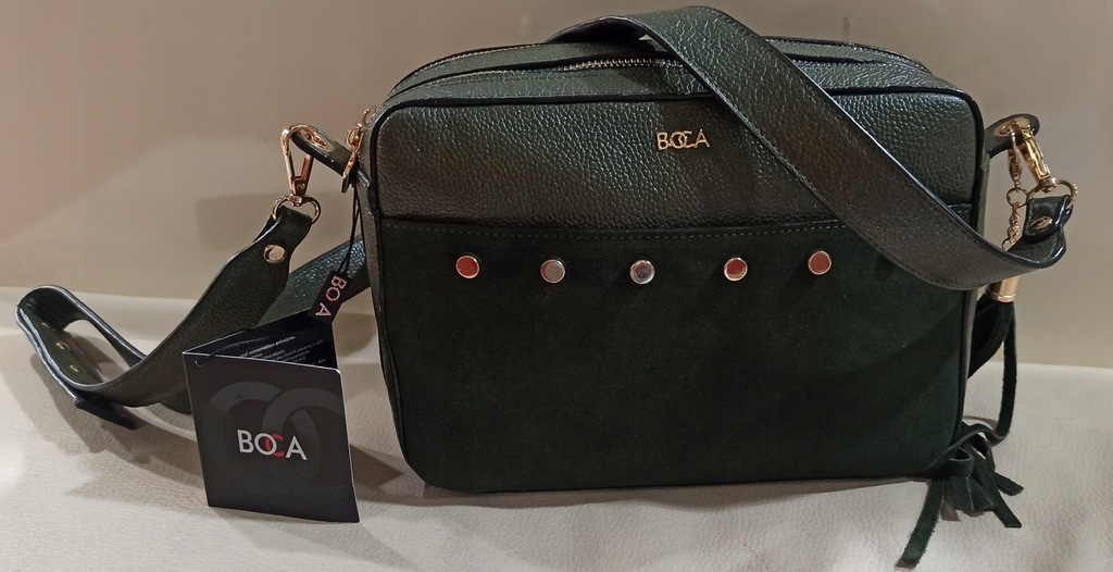 torebka Boca butelkowa zieleń - 13143414398 - oficjalne archiwum Allegro