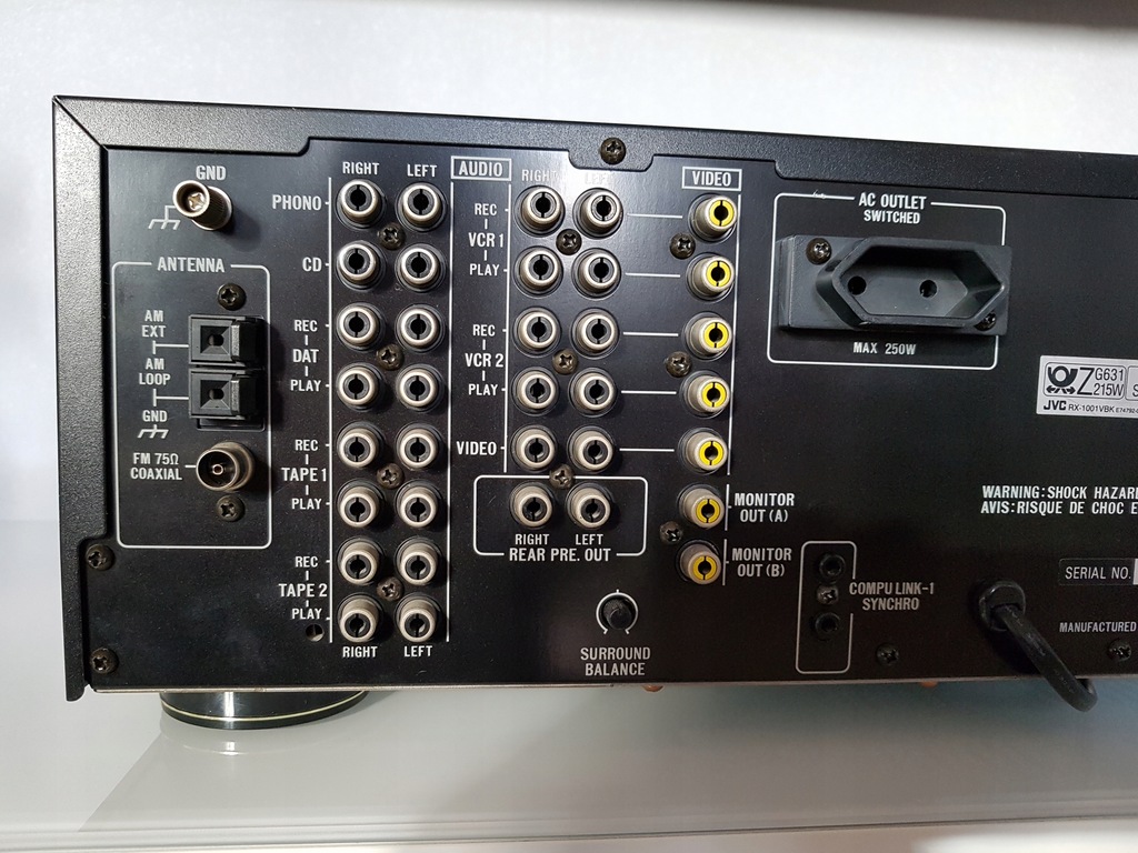 Flagowy amplituner JVC RX-1001V - 11671251541 - oficjalne archiwum Allegro