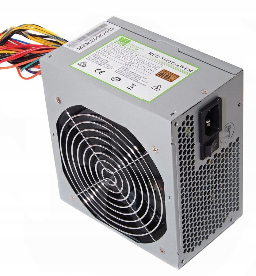Zasilacz PC ATX 350W 4xSATA 24pin MOLEX,SATA Slim - 11865336074 - oficjalne archiwum Allegro