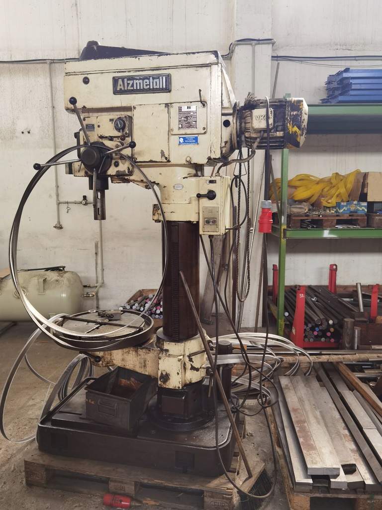 Wiertarka kolumnowa Alzmetall AB5/S Stożek Morse 4 - 14246256492 - oficjalne archiwum Allegro