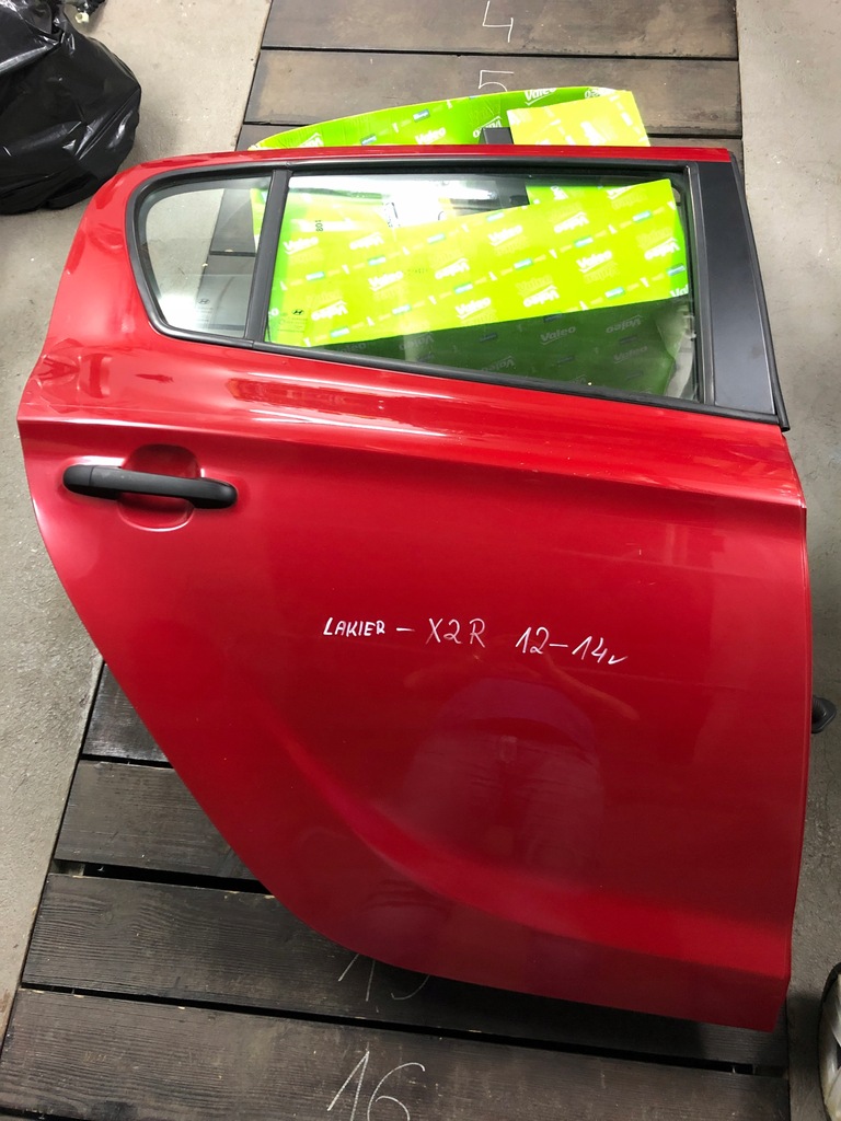 Drzwi Hyundai I20 09-14 P/T lakier X2R kompletne - 9478923923 ...