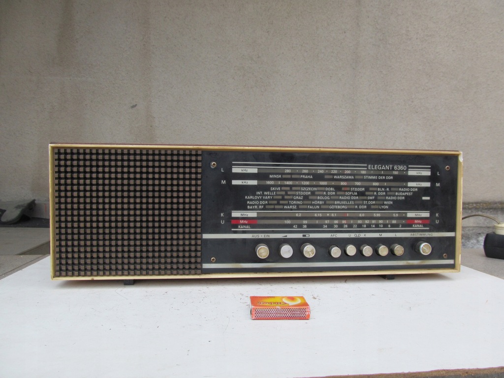 Stare Radio RFT ELEGANT 6360, DDR/NRD lata 70-te - 12333909709 ...