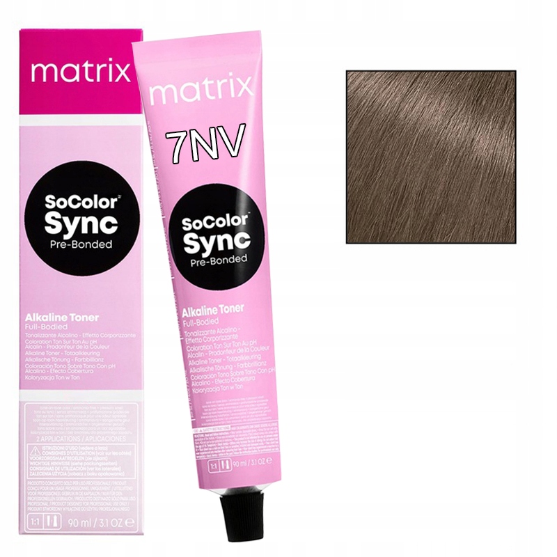 MATRIX SOCOLOR SYNC FARBA DO WŁOSÓW 7NV 90ML - 10983427691 - oficjalne ...