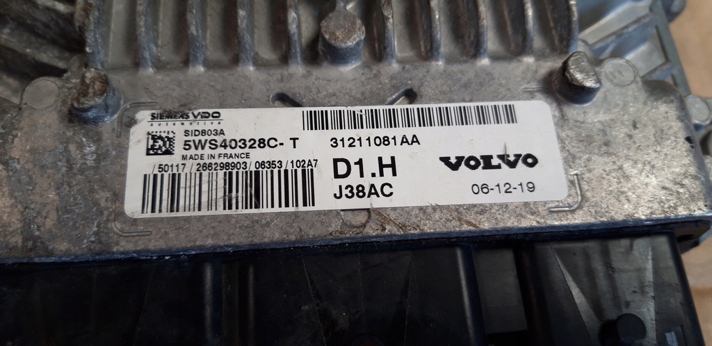 Sterownik komputer silnika volvo v50 s40 c30 2.0d - 11014611571 - oficjalne archiwum Allegro