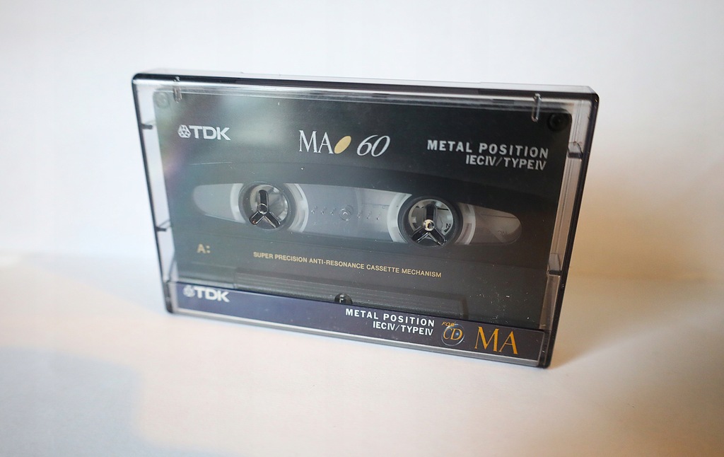 Kaseta Magnetofonowa TDK MA 60 TYPE IV Metal Position 1995 - 17152839768 - oficjalne archiwum ...