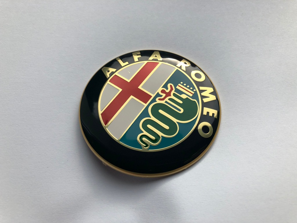 Logo emblemat znaczek Alfa Romeo 159 Mito GT 147 - 7426625095 - oficjalne archiwum Allegro