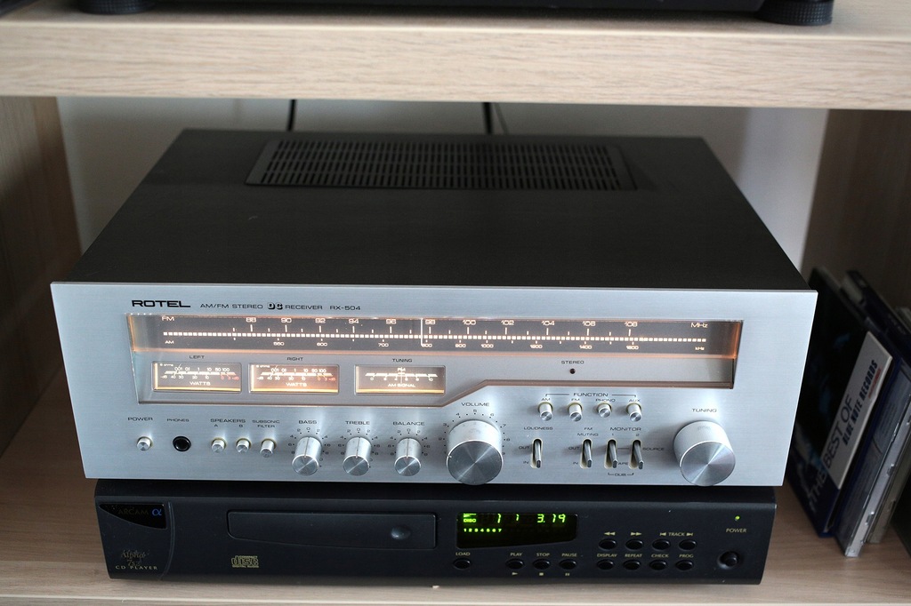 Amplituner Rotel RX-504, stan idealny, gwarancja! - 12745755647 ...