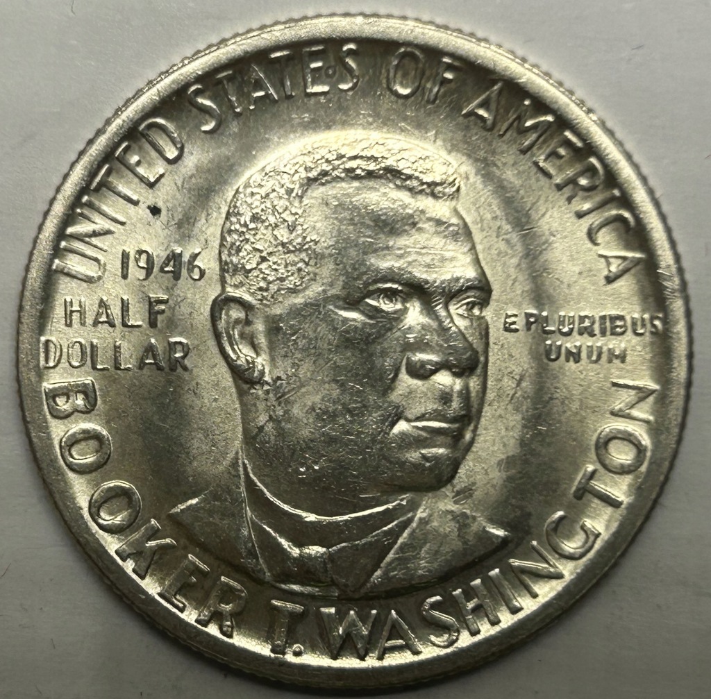 USA Half Dollar 1946 Booker Washington *295 - 15124667719 - oficjalne archiwum Allegro