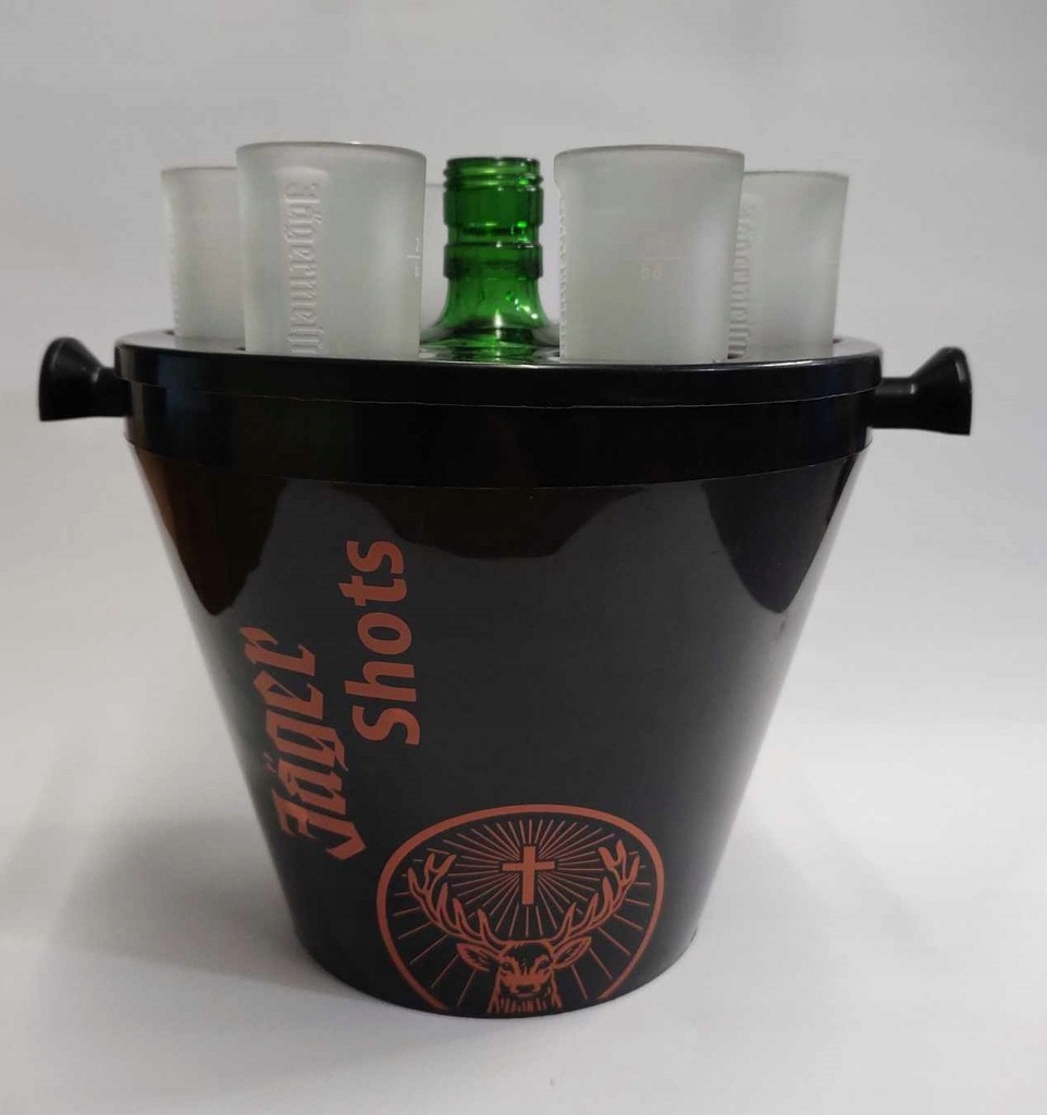 JAGERMEISTER Cooler na Lód na 0,5 SHOTY SZKLANKI UNIKAT ORYGINAŁ ...