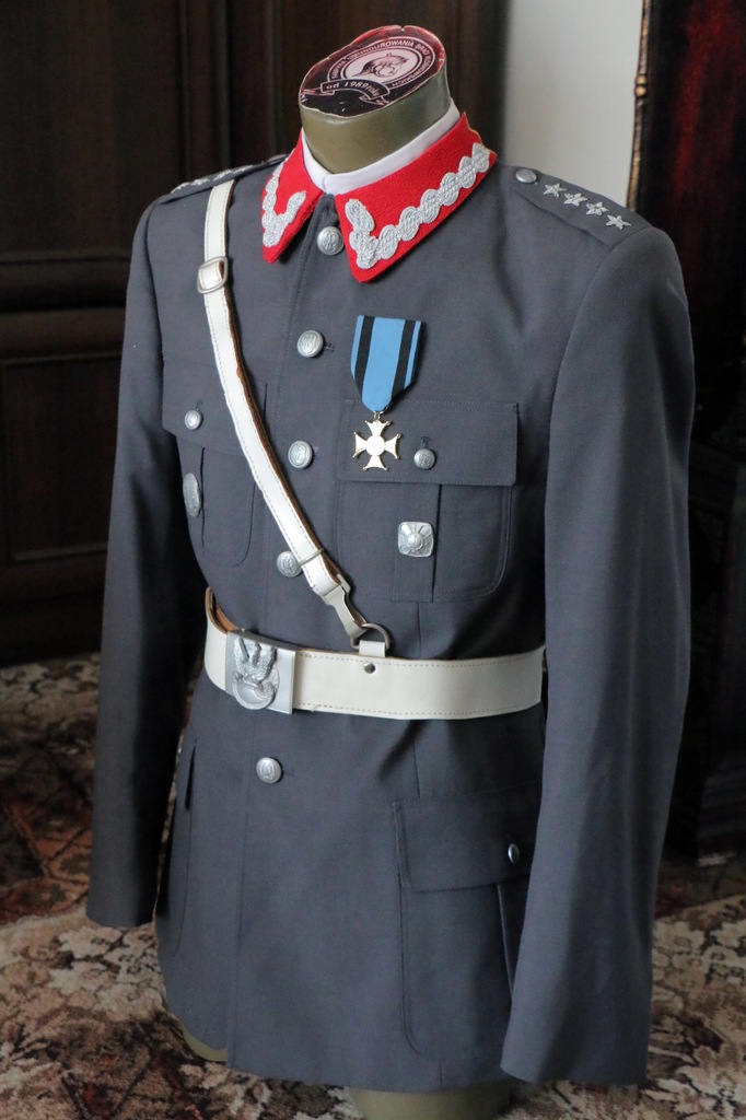 Mundur Oficer II RP Piłsudski KOMPLET ! +GRATISY ! - 11977633722 ...