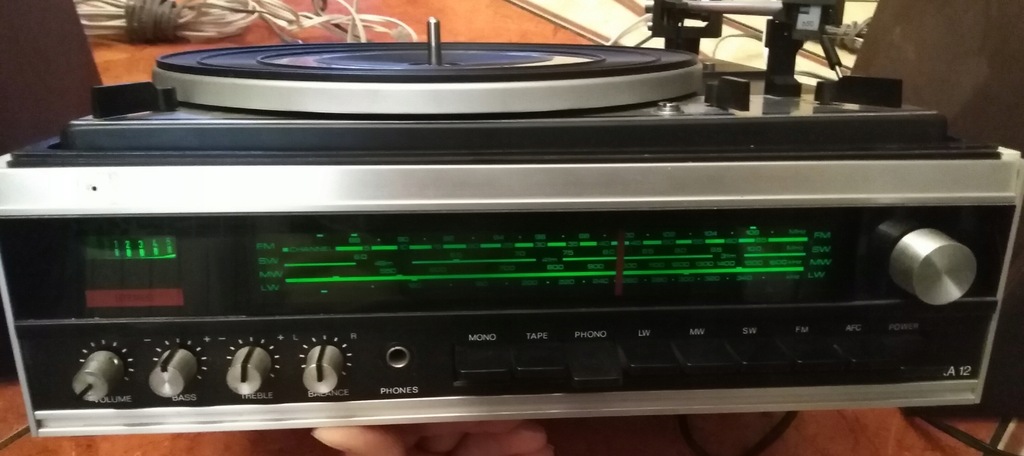 Gramofon Dual 1211 KA12 z wzmac, radio +2 kolumny - 8792260467 ...