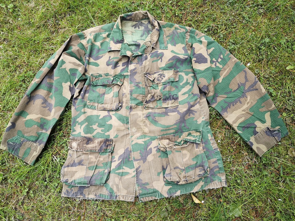 Bluza mundur RDF US MARINES USMC Medium Reg ERDL - 13944410926 ...