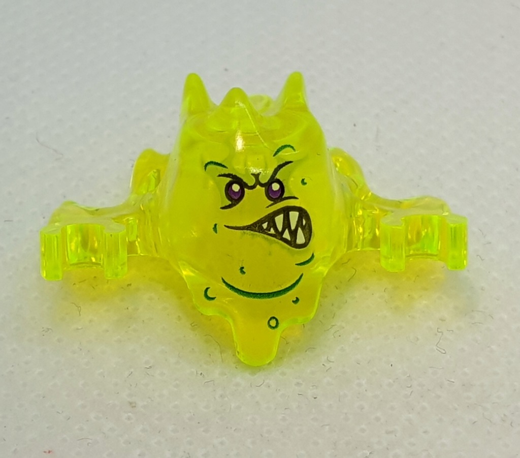 Lego 19861pb01 maska duch Ninjago Trans Neon Green - 12458614345 ...