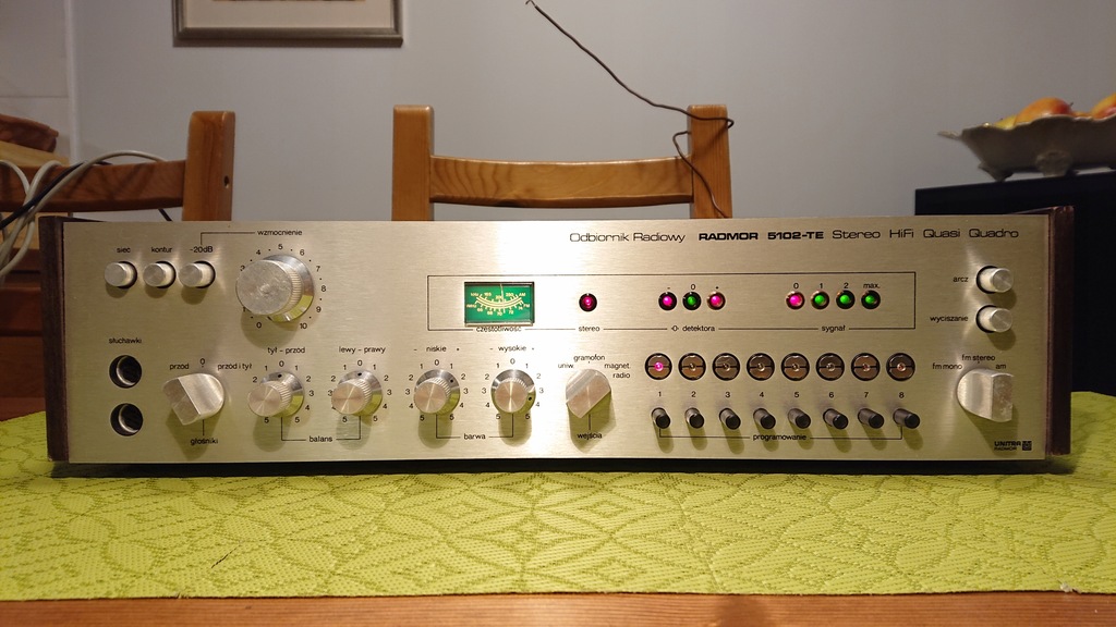 PIĘKNY! AMPLITUNER UNITRA RADMOR 5102 TE do 5470 - 11747706228 ...
