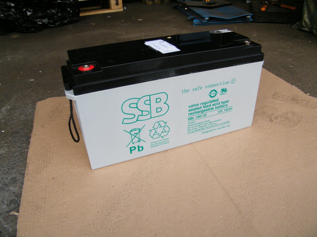 Akumulator żelowy AGM SSB SBL 150-12i 12V 150Ah - 10109316904 - oficjalne archiwum Allegro