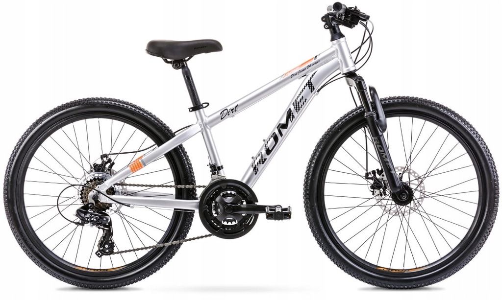 Romet Rambler Dirt 24 szary / pomarańczowy 2022 - 12440319304 ...
