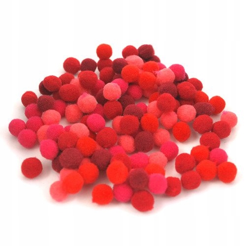 Pompony Pomponiki Kulki Ozdobne 120 szt. Dekoracja - 8461206043 ...
