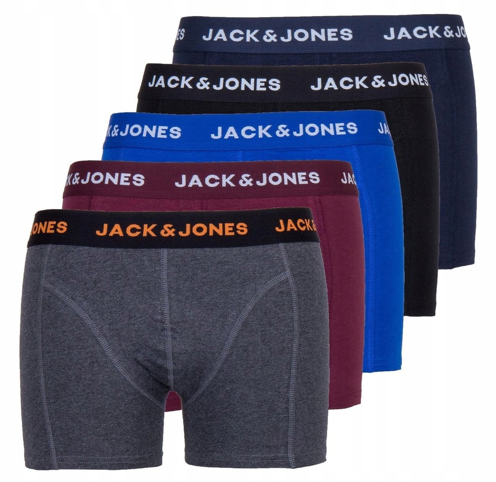 Bokserki szorty JackJones 5 pak JACK&JONES M S - 12951890432 ...