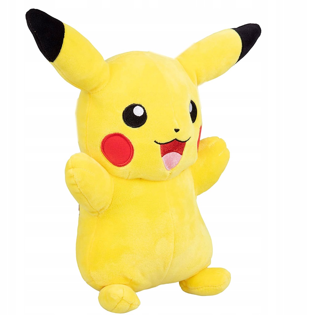 POKEMON PLUSZOWA MASKOTKA PIKACHU PLUSZAK 25CM - 12488347668 ...