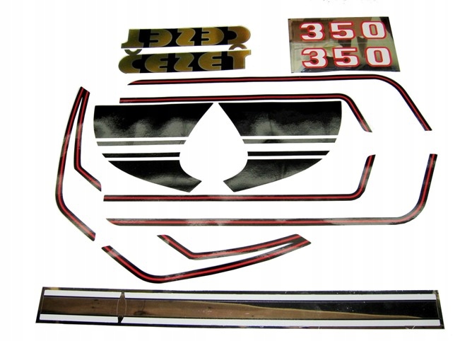 Naklejki nalepki CZ 350 472 kpl. Typ 2 100% kopia - 10893084601 - oficjalne archiwum Allegro