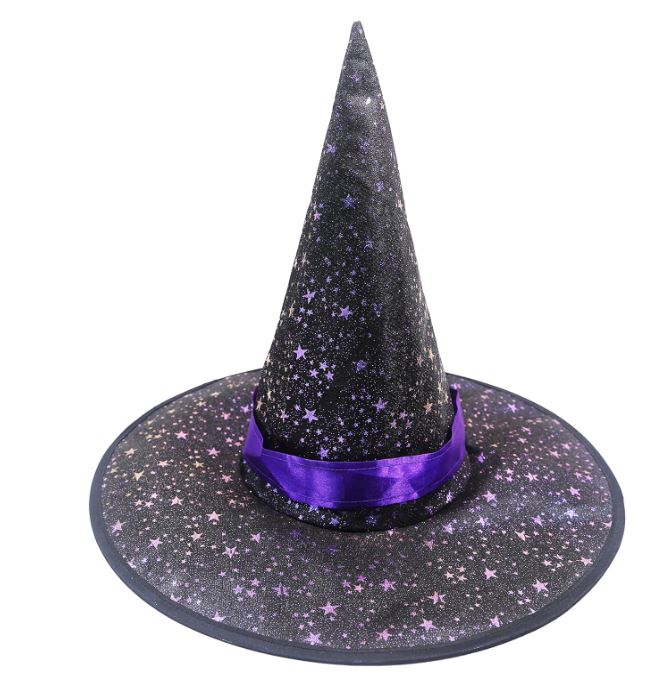 Hooin błyszczący kapelusz CZARODZIEJA nocne niebo kapelusz imprezowy ...