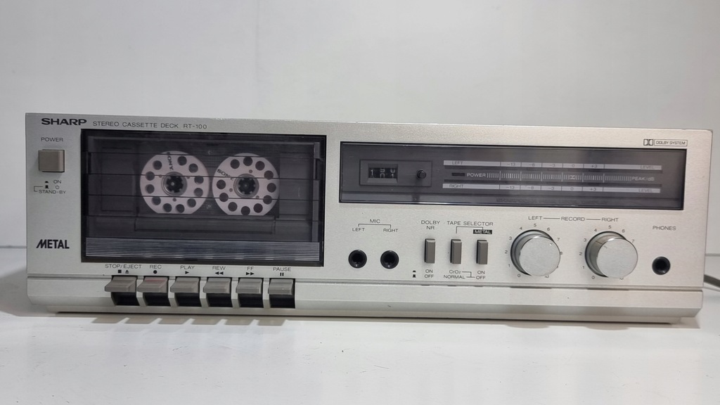 Sharp RT-10 RT10 Vintage magnetofon tape deck - 12633486987 - oficjalne archiwum Allegro