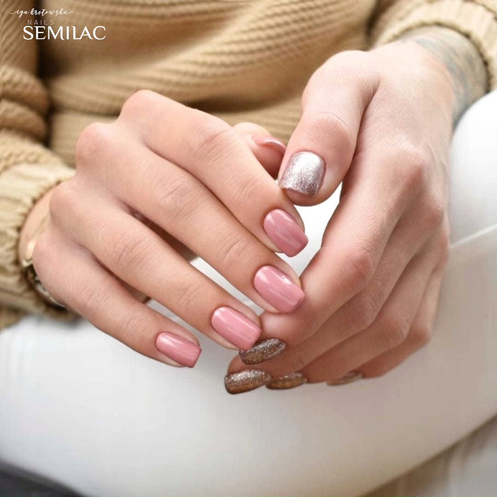 Купить SEMILAC ONE STEP HYBRID S240 Гибридный лак для ногтей 5 мл ...