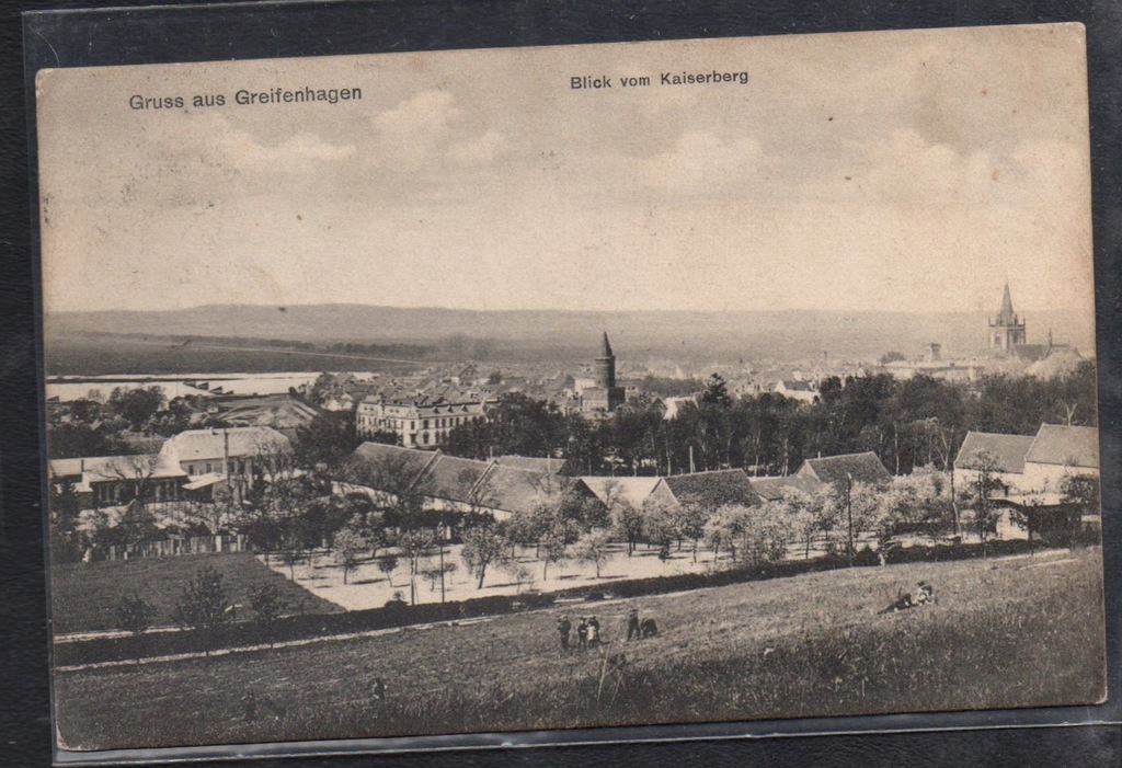 GRYFINO GREIFENHAGEN - stara pocztówka - 12009368963 - oficjalne ...