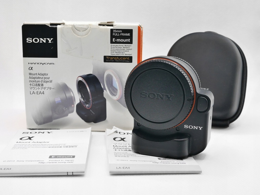 Adapter Sony LA-EA4 Sony E/Minolta/SonyA - 15230994769 - oficjalne ...