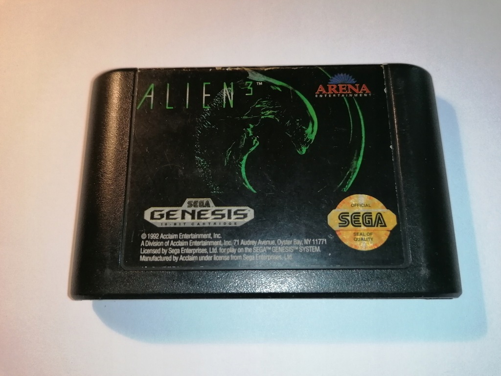 ALIEN 3 SEGA MEGA DRIVE GENESIS - 13554556094 - oficjalne archiwum Allegro