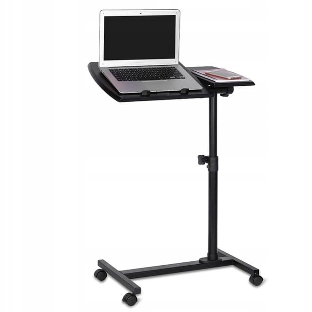 SKŁADANY STOLIK BIURKO POD LAPTOPA PC NA KÓŁKACH - 8896490388 ...