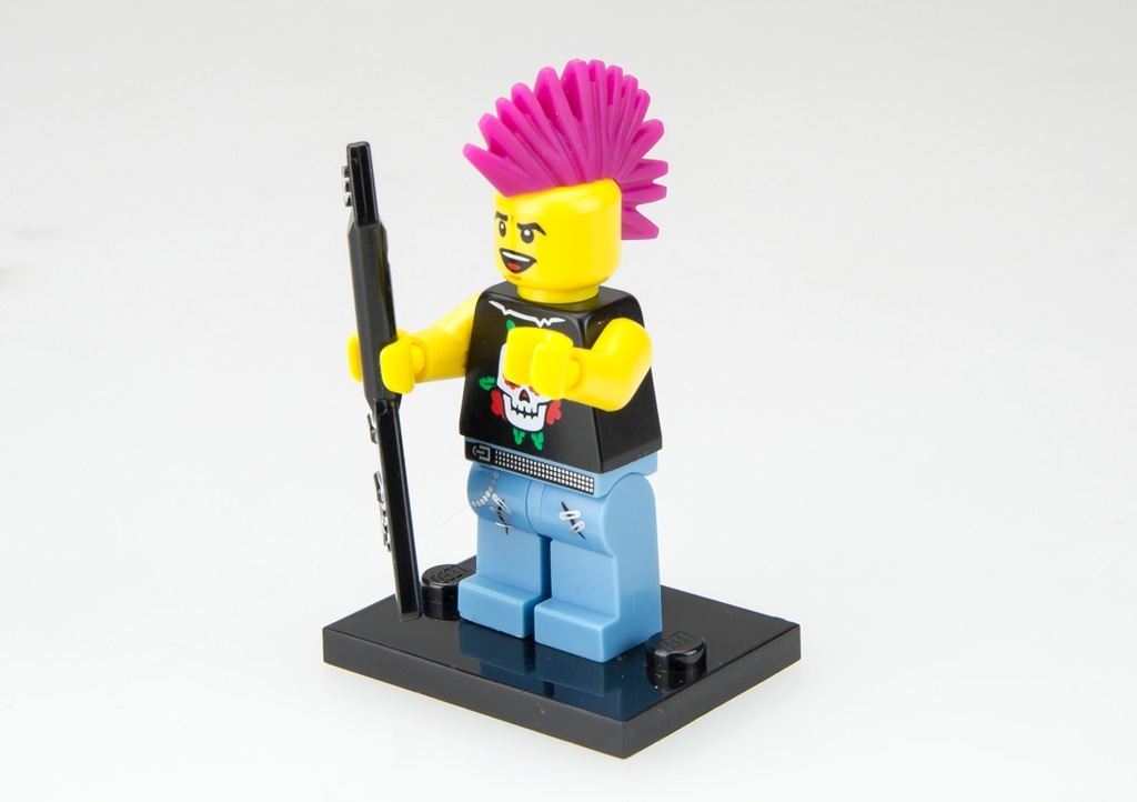 Lego Minifigurka COL052 Punk Rocker - 12915808023 - oficjalne archiwum ...