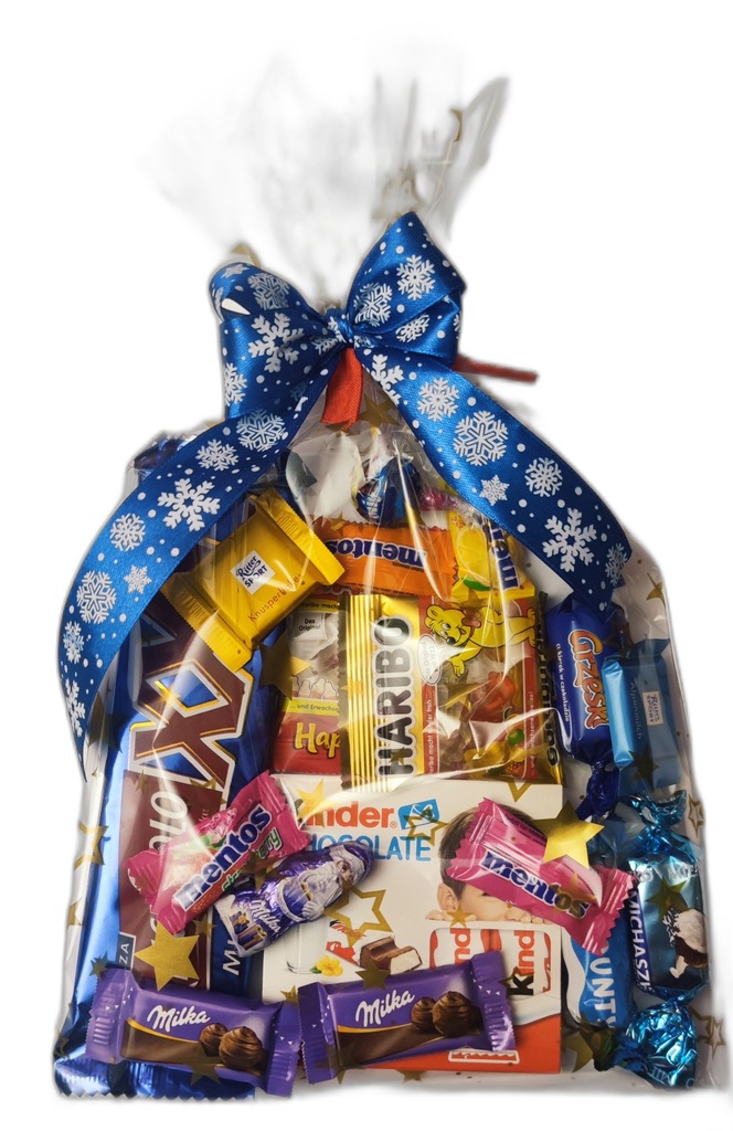 PACZKA SŁODYCZY PREZENTY NA BOZE NARODZENIE KINDER - 12997414118 - oficjalne archiwum Allegro