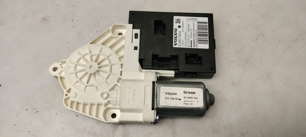 SILNICZEK MODUŁ SZYBY LEWY PRZÓD VOLVO C70 II 31295170 EUROPA ...