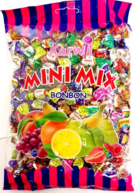 Mini Mix Cukierki owocowe 350g - 16424937799 - oficjalne archiwum Allegro