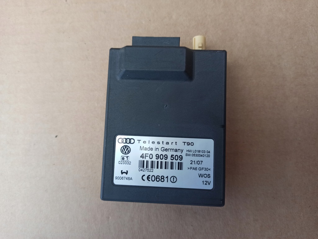 Moduł sterownik WEBASTO AUDI Q7 4L 4F0909509 - 12691217219 - oficjalne archiwum Allegro