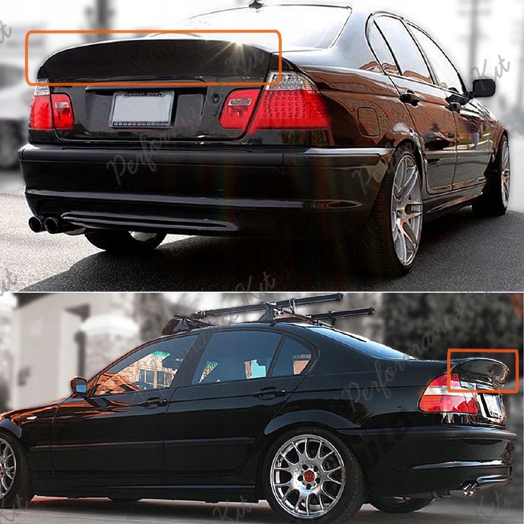 Bmw 3 E46 M3 Csl Spoiler Ducktail Sedan / Podkład - 12137119982 ...