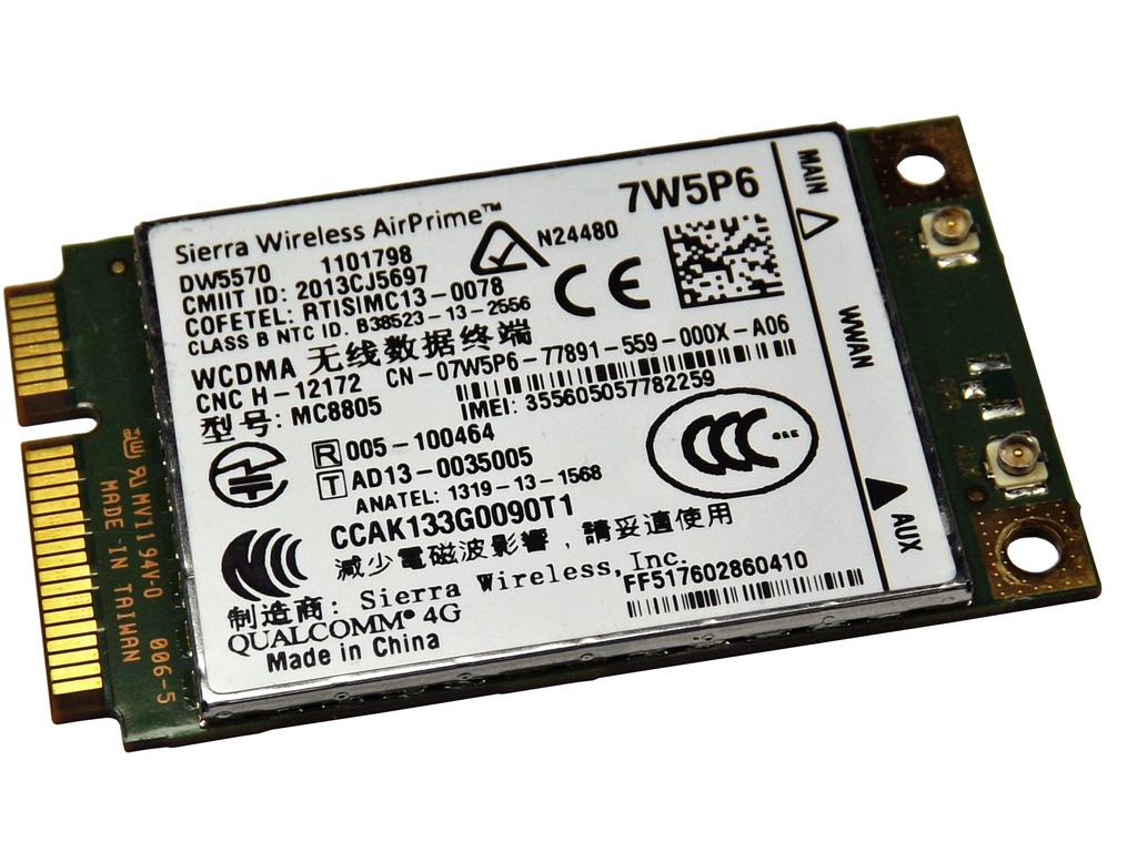 DELL MODEM 4G GSM DW5570 7W5P6 GPS 42Mbps - 7068283574 - oficjalne ...