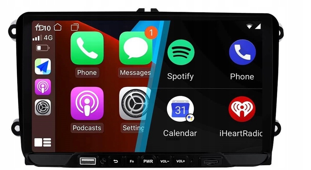 RADIO SAMOCHODOWE 2 DIN ANDROID VW GOLF 5 6 PASSAT - 12633822708 - oficjalne archiwum Allegro