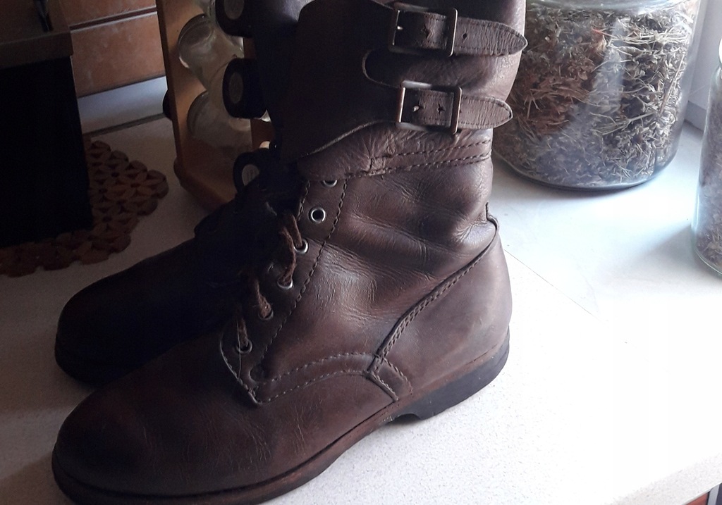 Opinacze skoczki buty wojskowe LWP PRL rozm 27 - 10828763521 ...