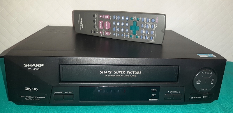 magnetowid sharp VHS z pilotem gwarancja - 13765913272 - oficjalne archiwum Allegro