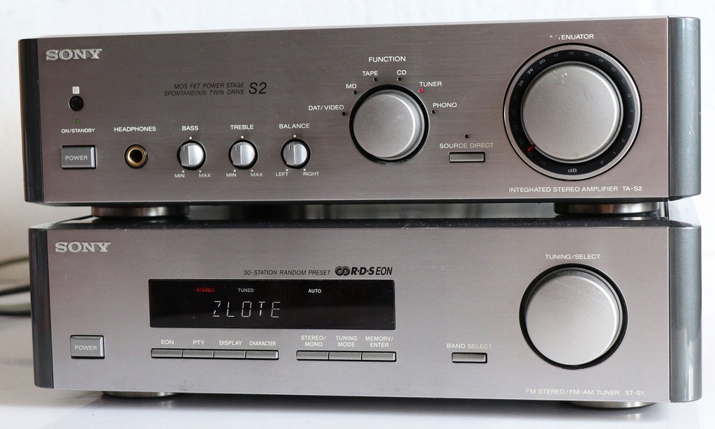 SONY TA-S2 i ST-S1 zestaw LaScala wzmak+tuner - 12213191115 - oficjalne ...