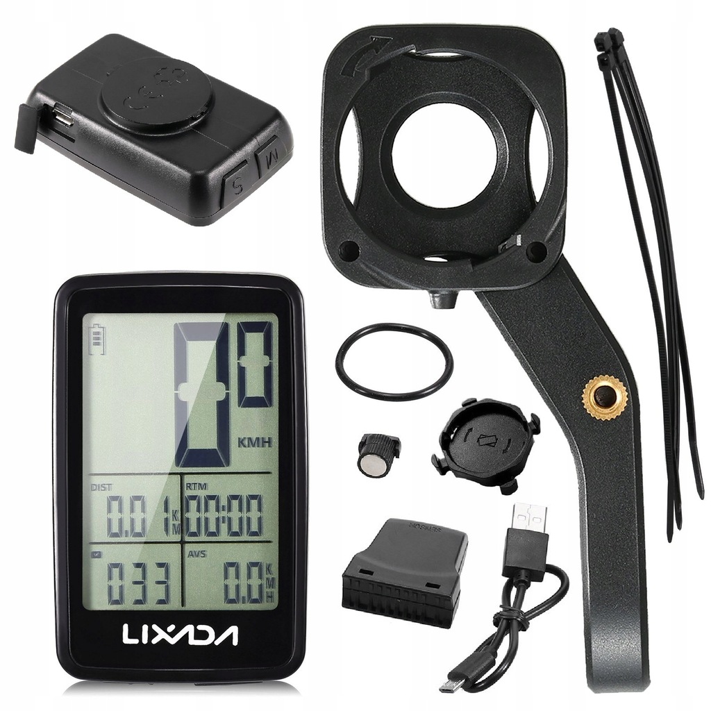 BEZPRZEWODOWY LICZNIK ROWEROWY Prędkościomierz USB - 13328666563 - oficjalne archiwum Allegro